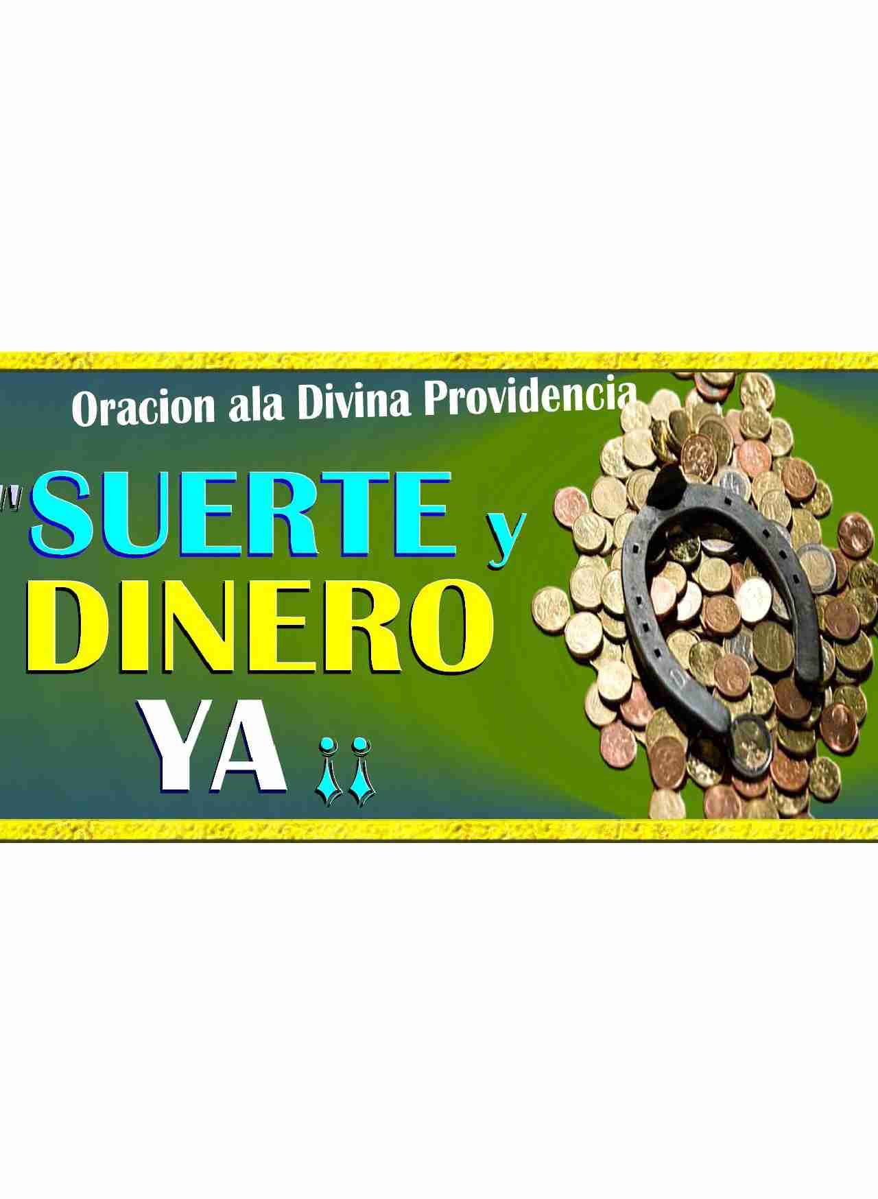 Oracion de la Suerte Universal