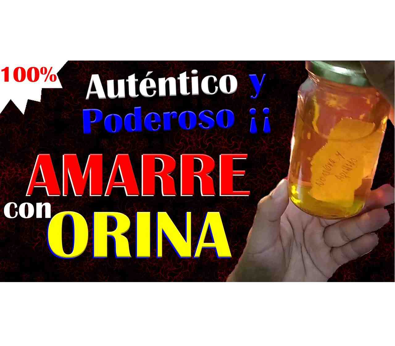 Comó Hacer un Amarre de Amór con Orina
