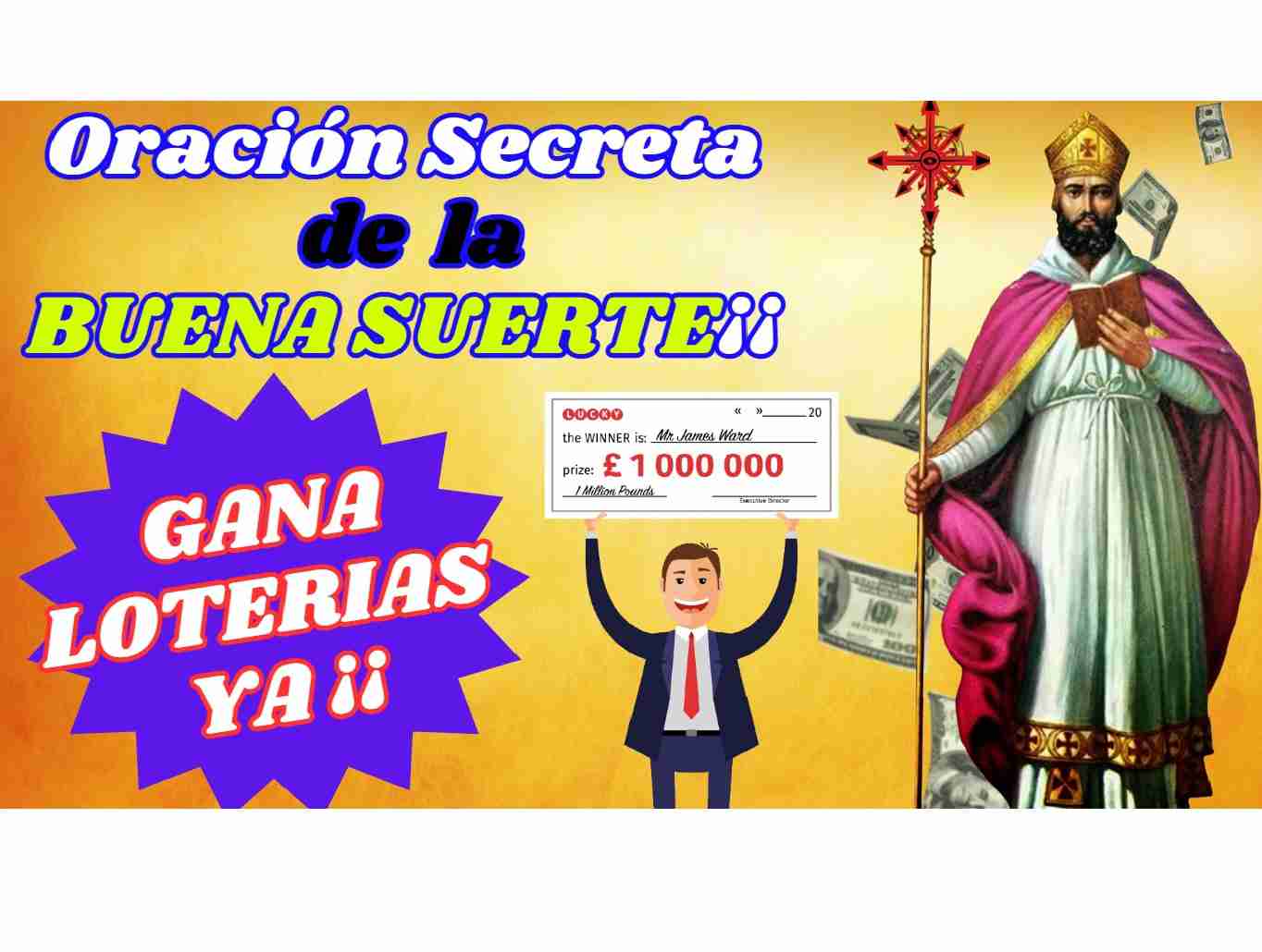 Oracion de la Buena Suerte con San cipriano gana premios