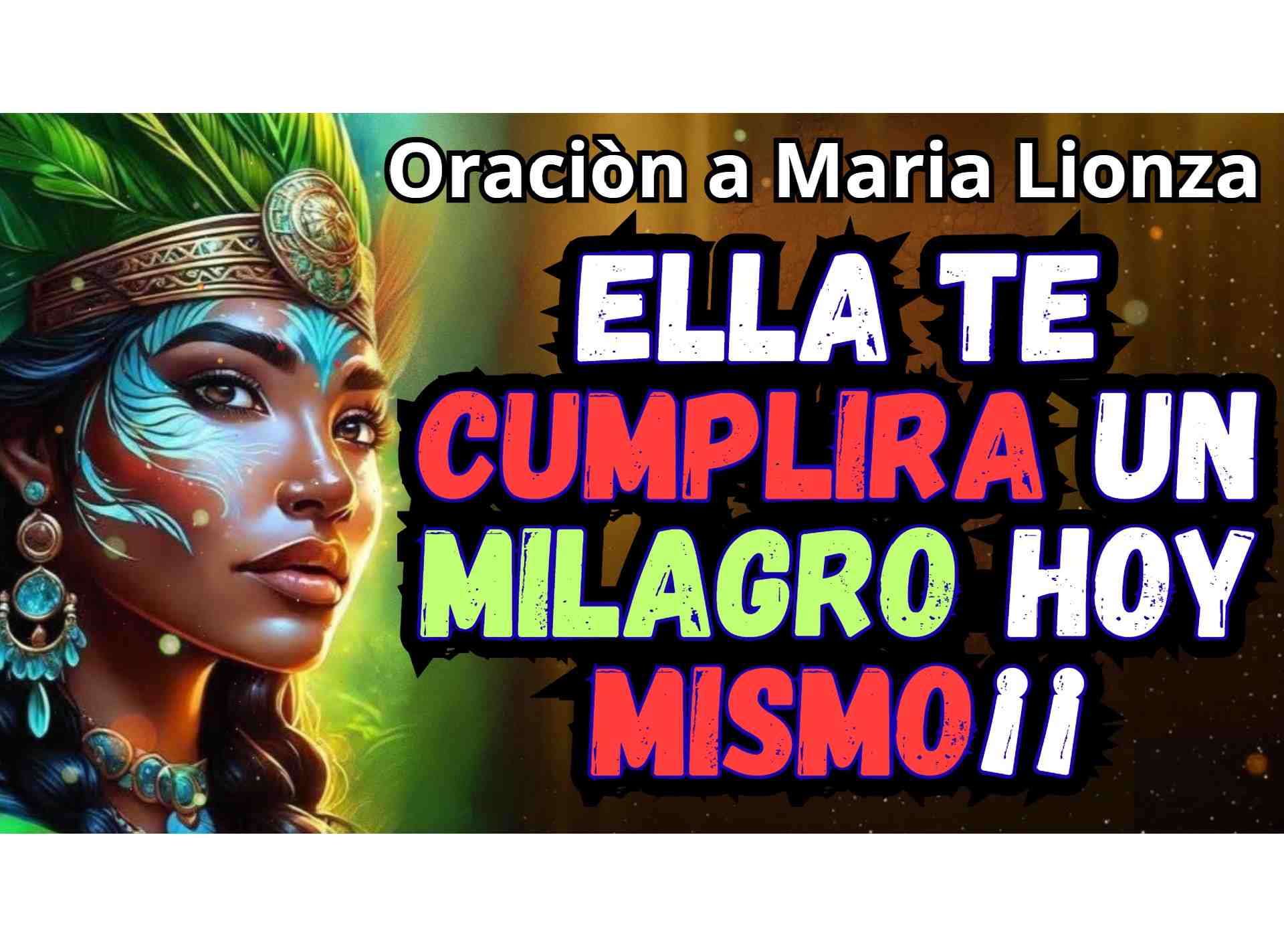 MAria Lionza te Cumplirá un Favor Especial con esta oración
